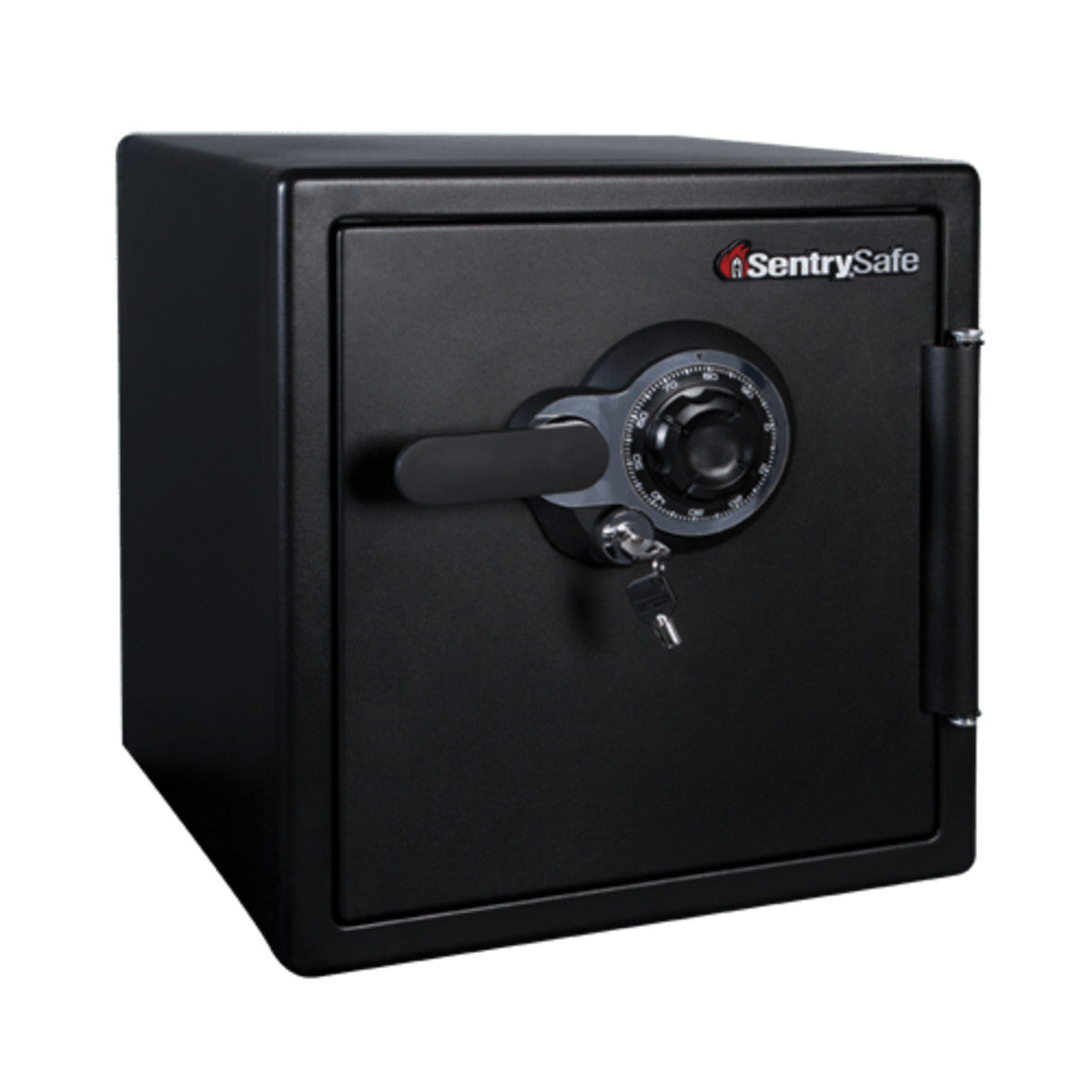 Large Steel Water and Fire Safe with Combination Dial and Key, 17.8 in ...